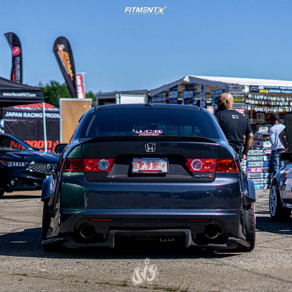 2007 Acura TSX Base with 17x9.5 Volk Te37v and Nitto 275x40 on ...