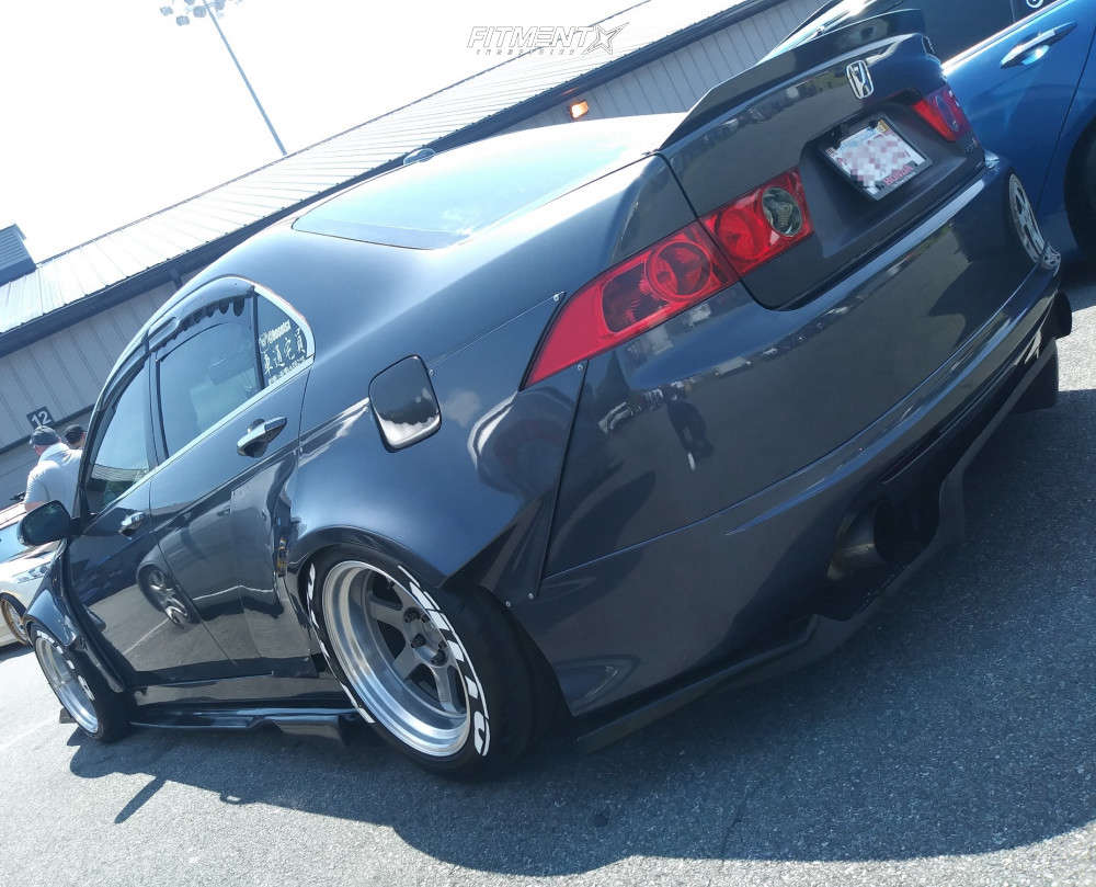 2007 Acura TSX Base with 17x9.5 Volk Te37v and Nitto 275x40 on ...