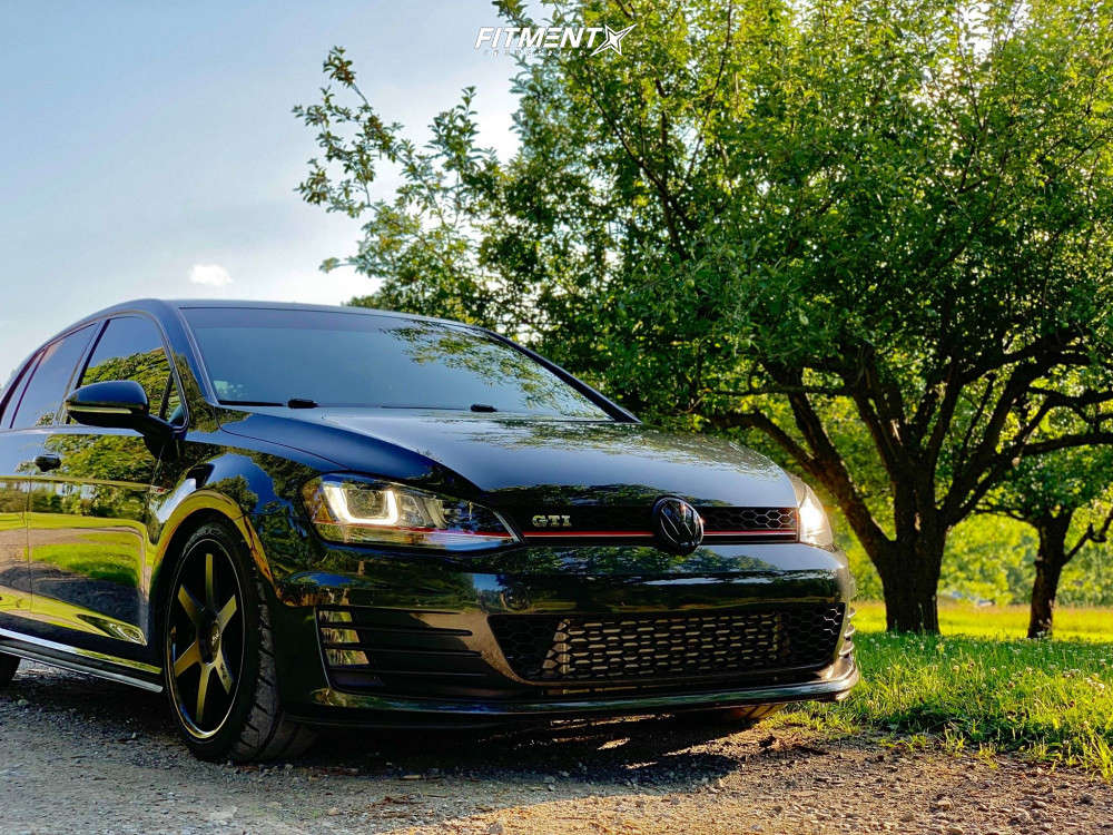 2016 Volkswagen GTI SE with 18x8.5 Niche Altair and Nitto 225x40 on ...