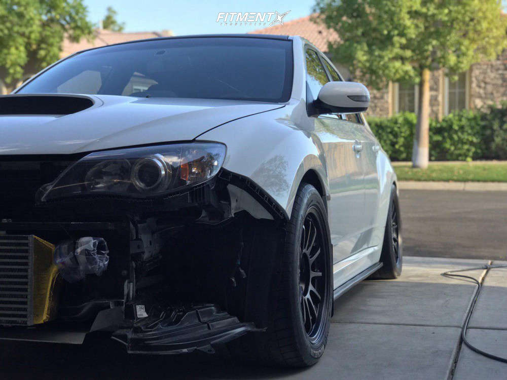 2008 Subaru WRX STI Base with 17x9.5 SSR Type-F and Michelin 275x40 on ...