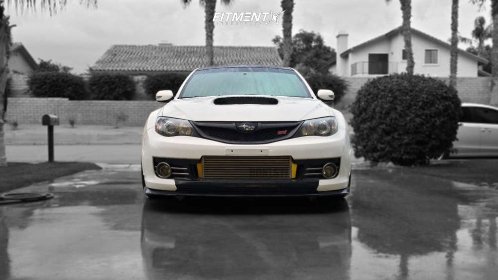 2008 Subaru WRX STI Base with 17x9.5 SSR Type-F and Michelin 275x40 on ...