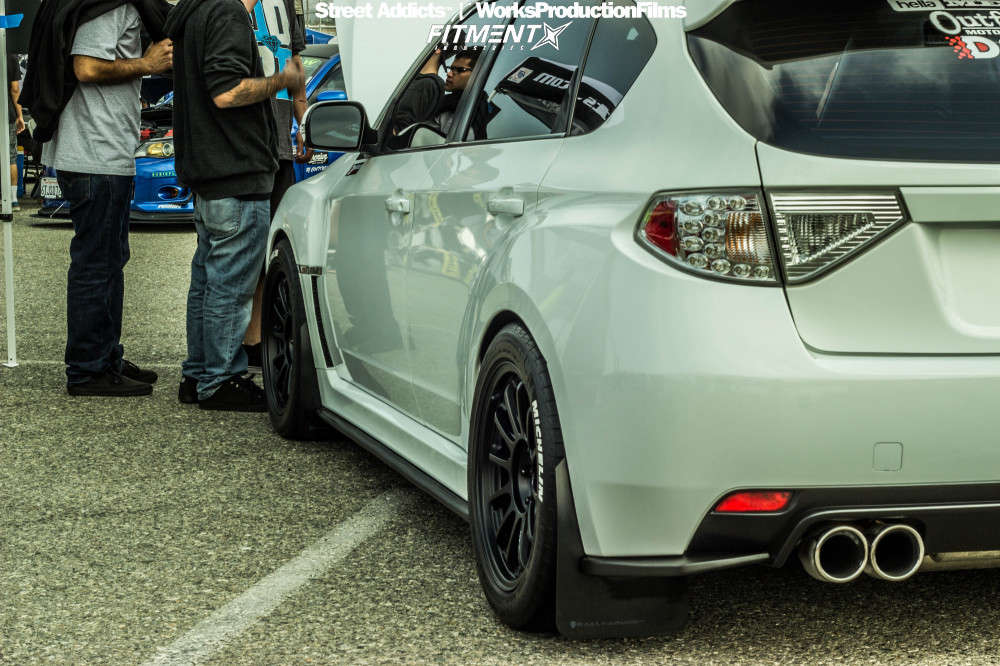 2008 Subaru WRX STI Base with 17x9.5 SSR Type-F and Michelin 275x40 on ...