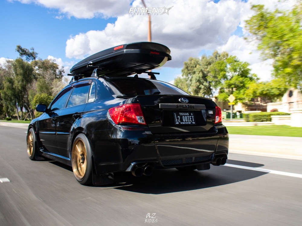 2011 Subaru WRX Base with 18x9.5 Cosmis Racing R1 and Michelin 255x35 ...