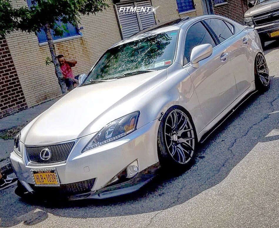 2008 Lexus IS250 4dr Sedan (2.5L 6cyl 6A) with 18x9.5 ESR Sr12 and ...