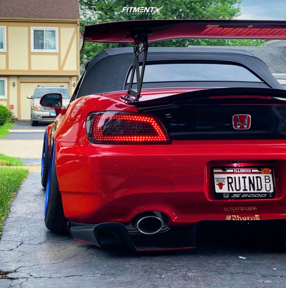 2005 Honda S2000 Base with 18x10 Volk Te37sl and Firestone 255x35 on ...