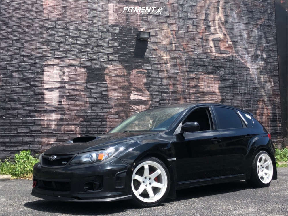 2011 Subaru WRX Base with 18x9.5 Rota Grid and Falken 335x40 on Stock ...