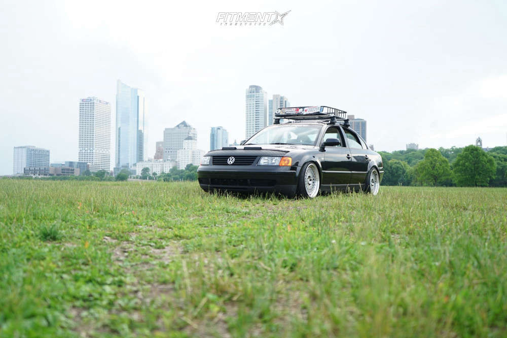 1999 Volkswagen Passat GLS with 18x9 Avant Garde M220 and Kumho 215x35 ...
