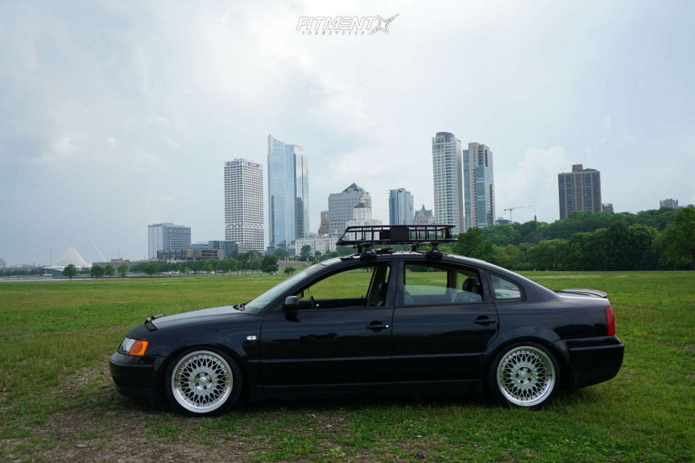 1999 Volkswagen Passat GLS with 18x9 Avant Garde M220 and Kumho 215x35 ...