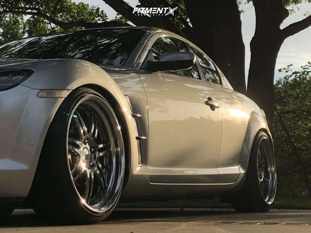 2004 Mazda RX-8 GT with 19x8.5 Work Varianza T1S and Nitto 215x35 on ...