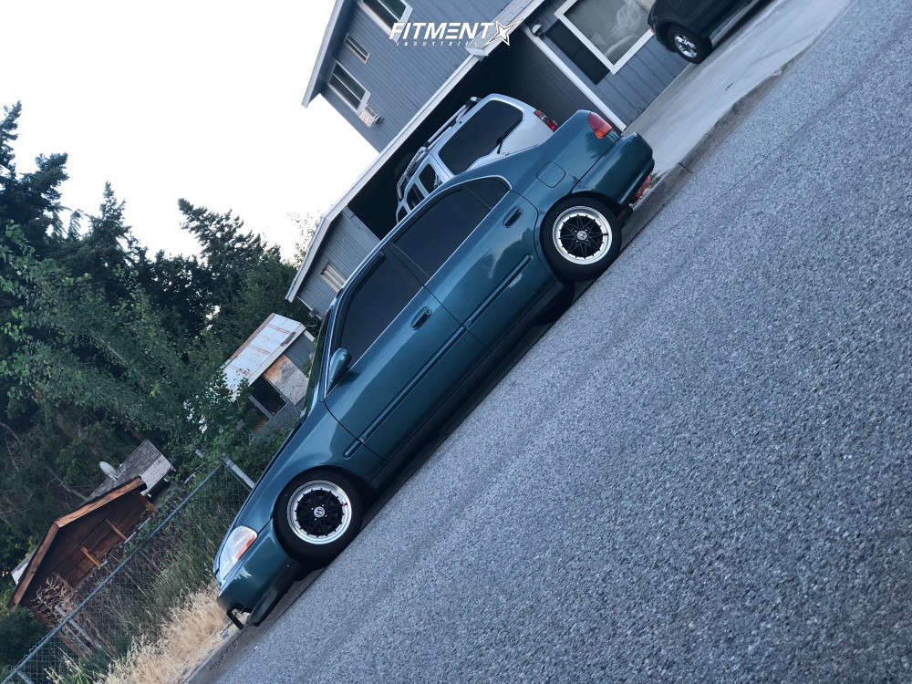 1998 Honda Civic LX with 15x7 Drag Dr20 and Nankang 195x50 on Coilovers ...