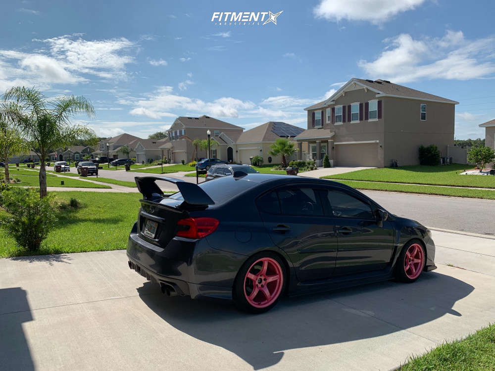 2016 Subaru WRX Limited with 18x9.5 Rays Engineering 57cr and Kumho ...