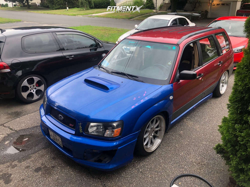 2004 Subaru Forester X with 18x9.5 Aodhan Ds07 and Federal 225x45 on ...