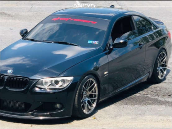 2012 BMW 335i XDrive Base with 18x9.5 ESR Rf1 and Continental 235x40 on ...