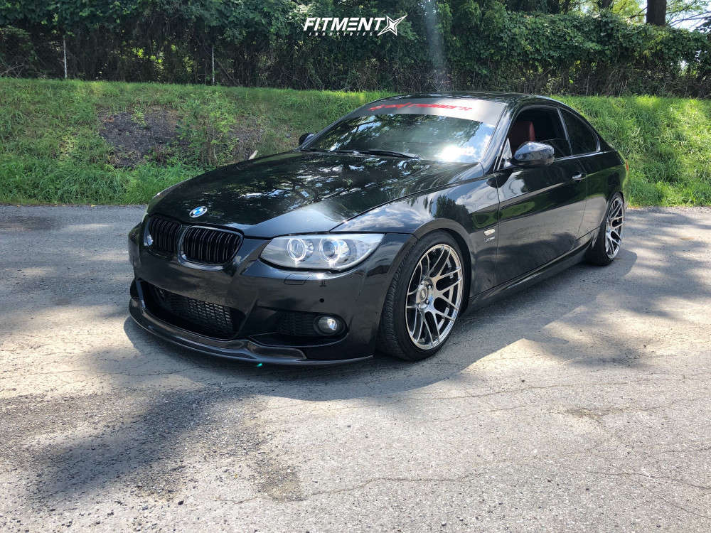 2012 BMW 335i XDrive Base with 18x9.5 ESR Rf1 and Continental 235x40 on ...