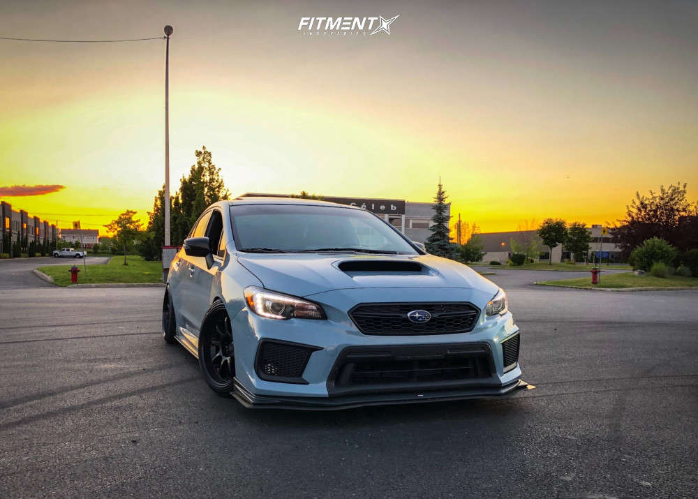 2019 Subaru WRX Sport-tech RS with 18x9.5 Work Emotion D9r and Sailun ...