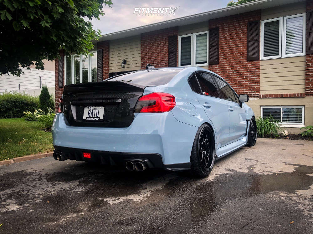 2019 Subaru WRX Sport-tech RS with 18x9.5 Work Emotion D9r and Sailun ...