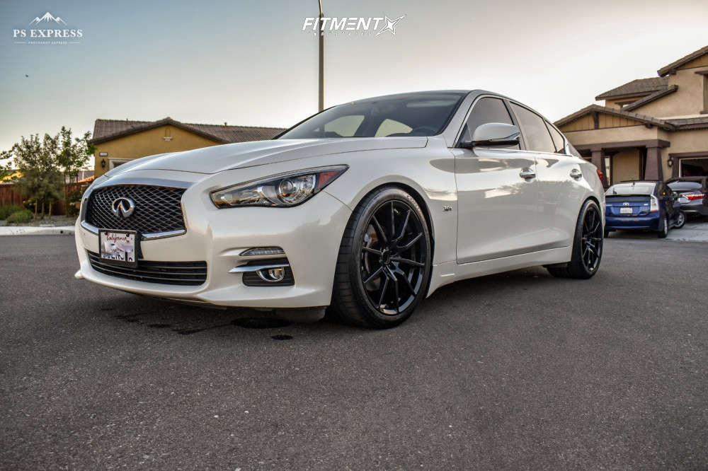 2016 INFINITI Q50 Premium with 19x10 MRR M350 and Continental 285x35 on ...