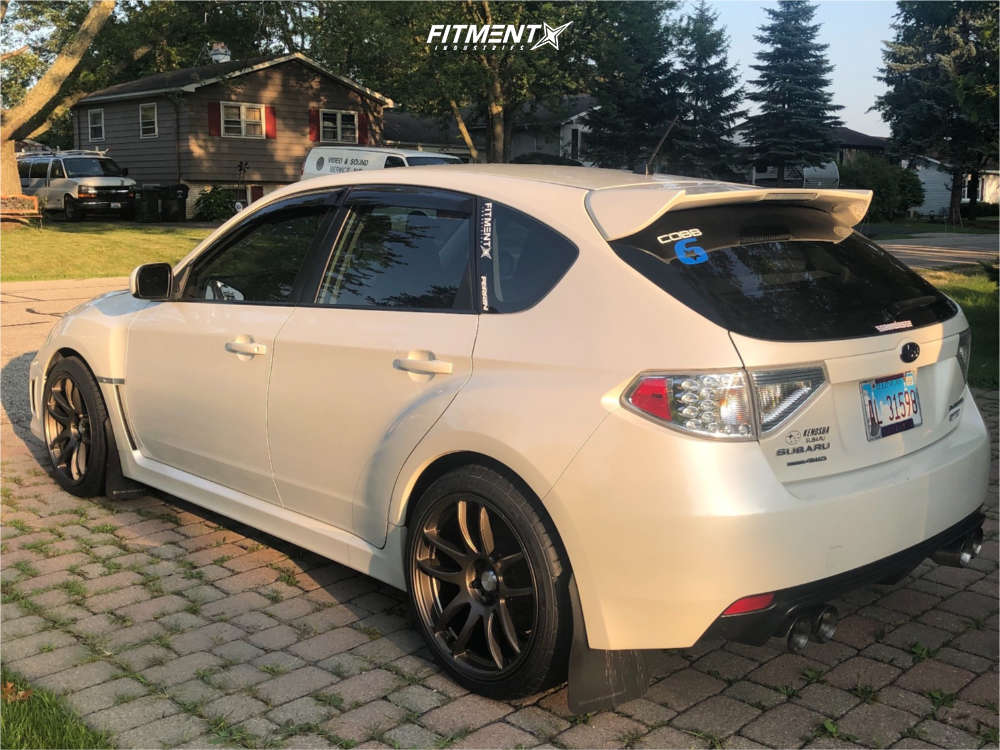 2011 Subaru WRX Base with 18x9.5 ESR Sr08 and Federal 255x35 on Stock ...