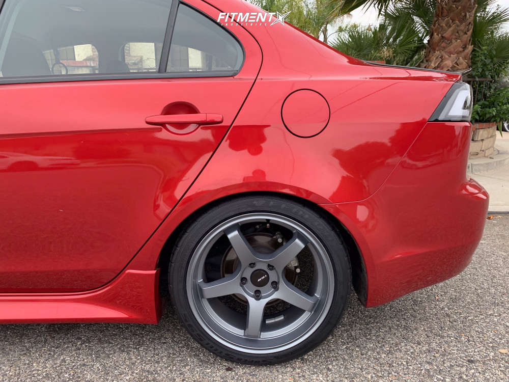 2017 Mitsubishi Lancer ES with 18x8.5 AVID1 AV28 and Federal 225x40 on ...
