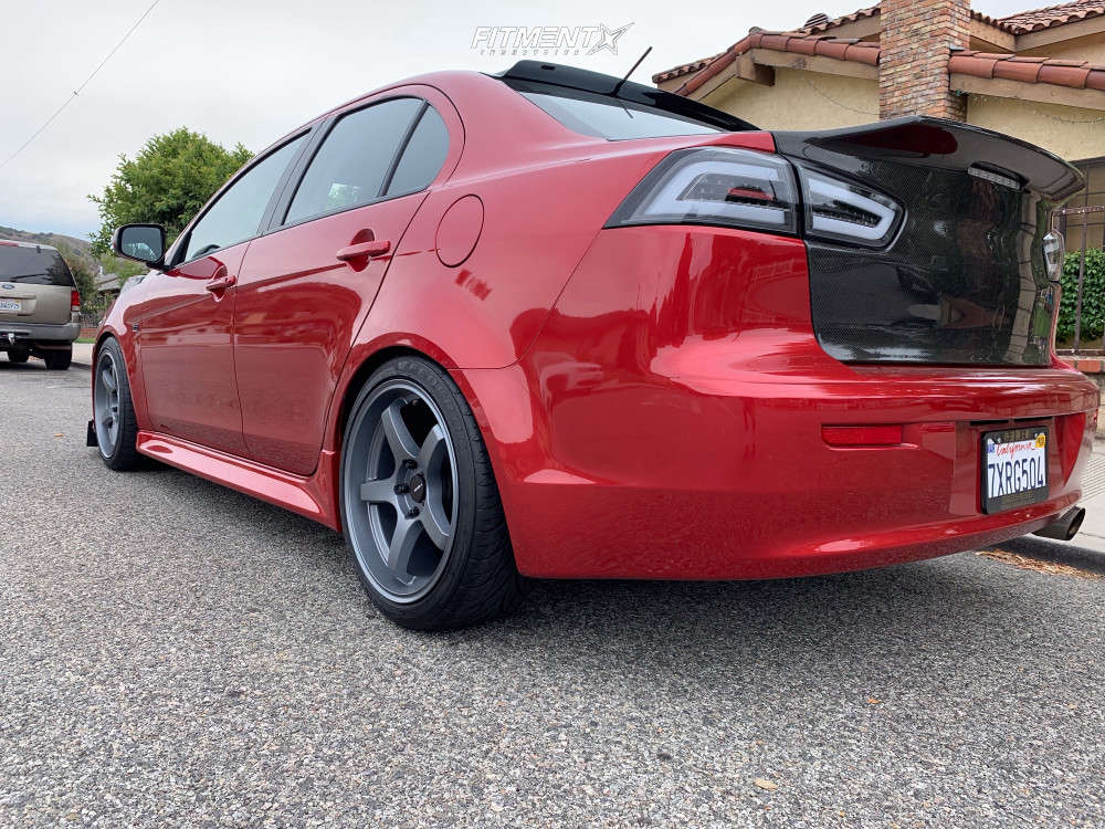 2017 Mitsubishi Lancer ES with 18x8.5 AVID1 AV28 and Federal 225x40 on ...