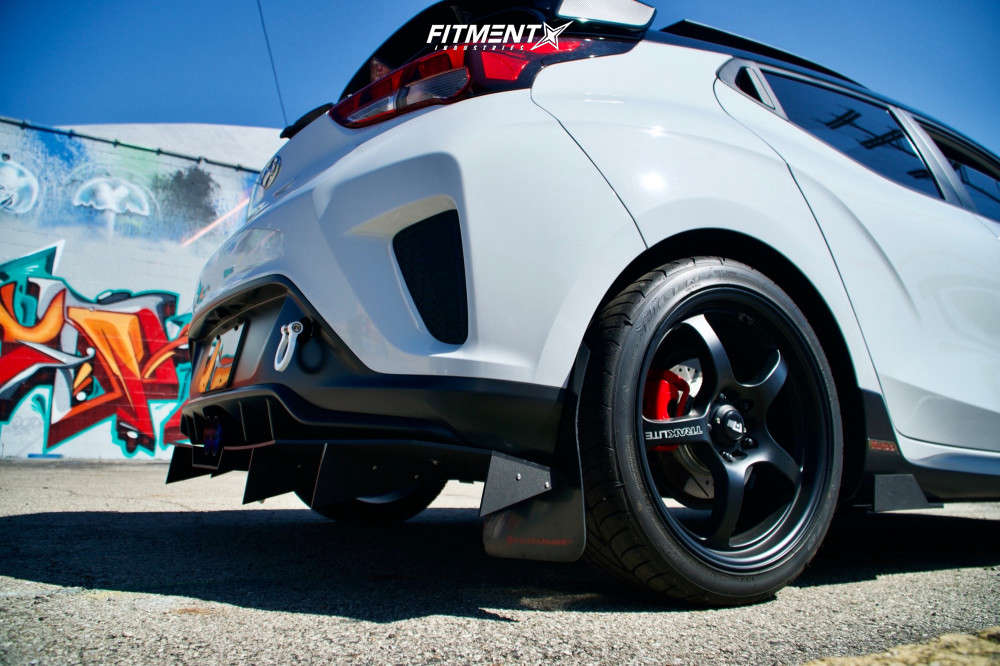 2019 Hyundai Veloster Turbo Ultimate with 18x8 Motegi Mr131 and Nitto ...