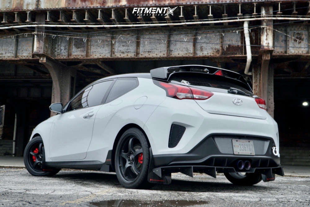 2019 Hyundai Veloster Turbo Ultimate with 18x8 Motegi Mr131 and Nitto ...