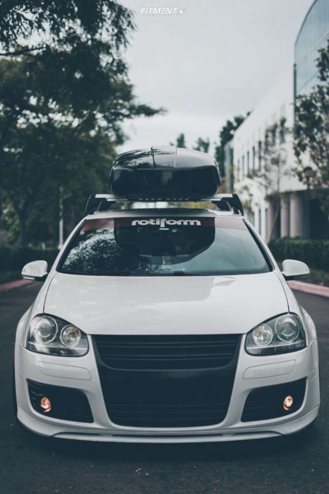 2007 Volkswagen GTI Base with 18x8.5 Rotiform Tmb and Pirelli 215x40 on ...