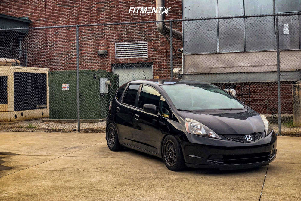 2011 Honda Fit LX with 15x7.5 Konig Hypergram and Hankook 205x50 on ...