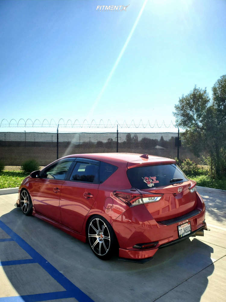 2016 Scion IM Base with 17x9 Work Emotion XC8 and Sumitomo 225x45 on ...