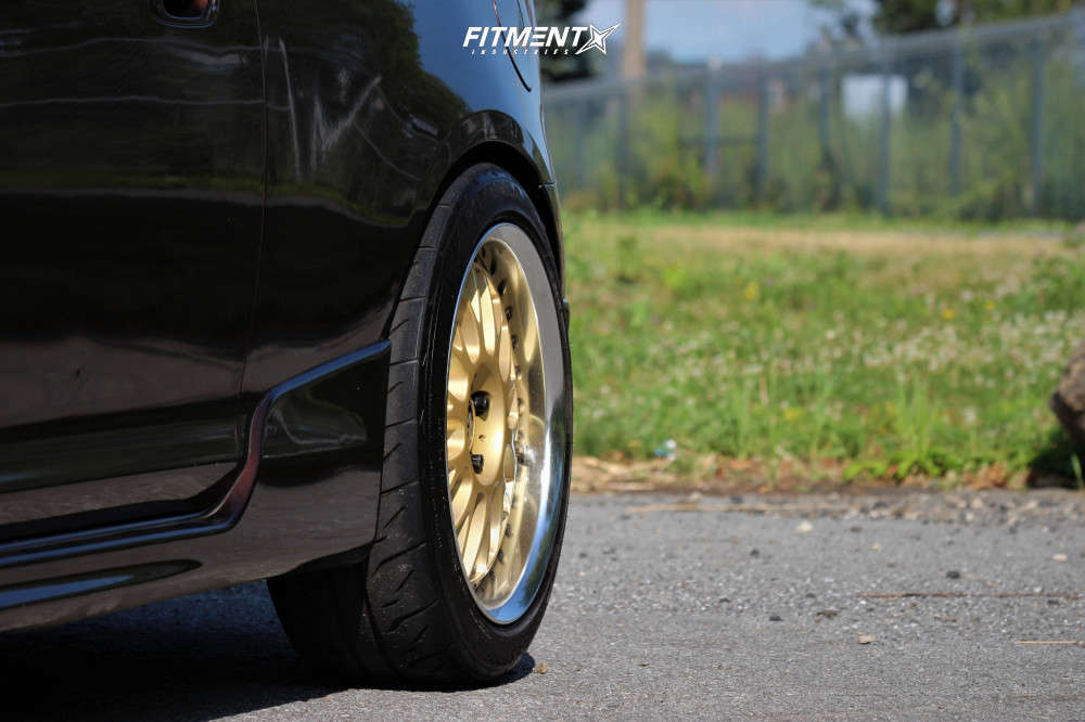 2002 Honda Civic SiR with 17x8 Work Vs Xx and Bridgestone 215x45 on ...