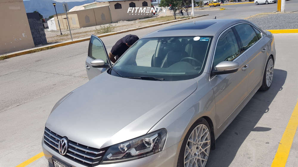 2012 Volkswagen Passat SEL Premium with 19x8.5 Rotiform Blq and Pirelli ...