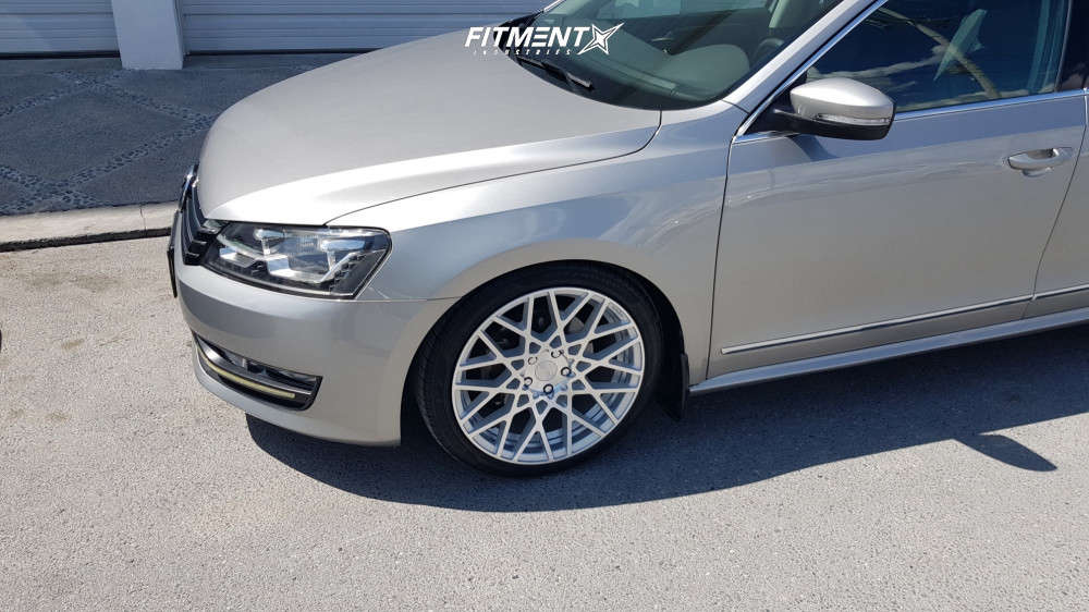 2012 Volkswagen Passat SEL Premium with 19x8.5 Rotiform Blq and Pirelli ...