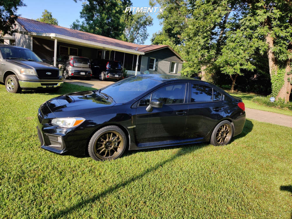 2018 Subaru WRX Base with 18x8.5 Konig Hypergram and Ohtsu 245x40 on ...
