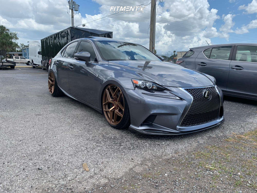 2015 Lexus IS350 F Sport with 20x8.5 STR 908 and Lexani 225x35 on Air ...