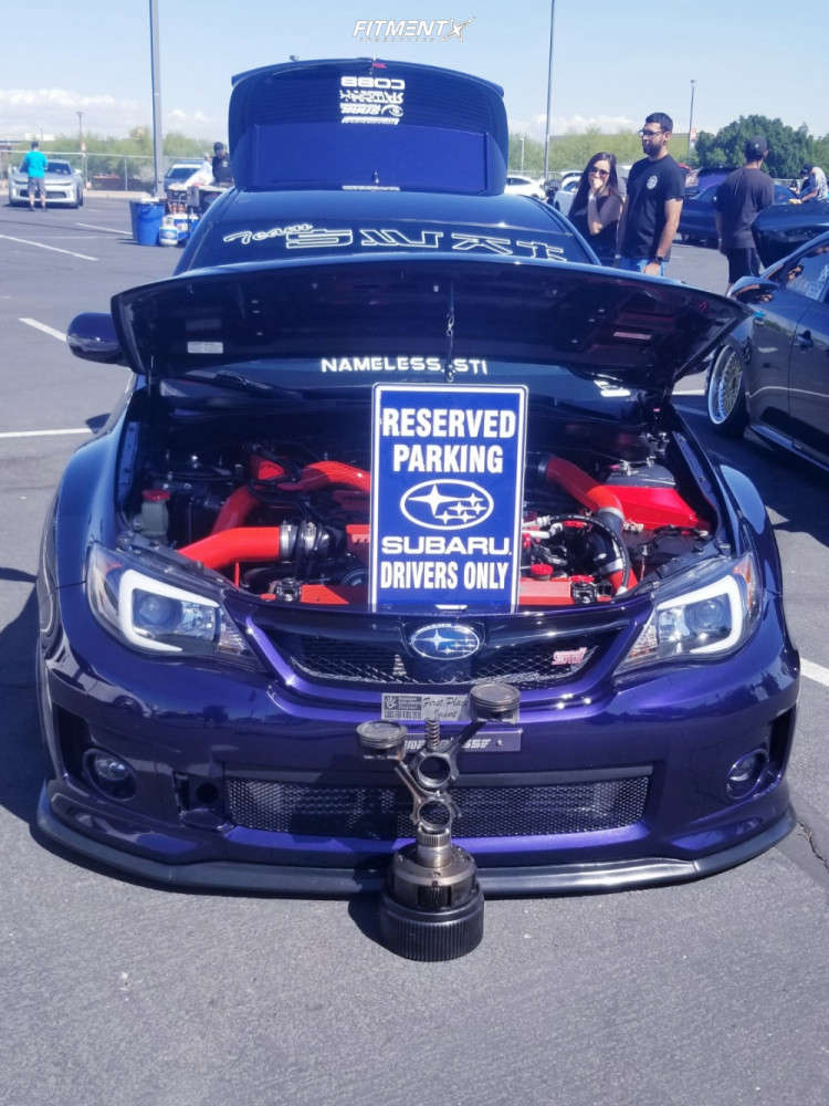 2014 Subaru WRX STI Sport-tech with 18x10 XXR 551 and Road Hugger ...