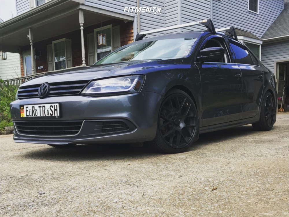 2014 Volkswagen Jetta TDI with 18x8.5 Revolution Racing Rr06 and ...