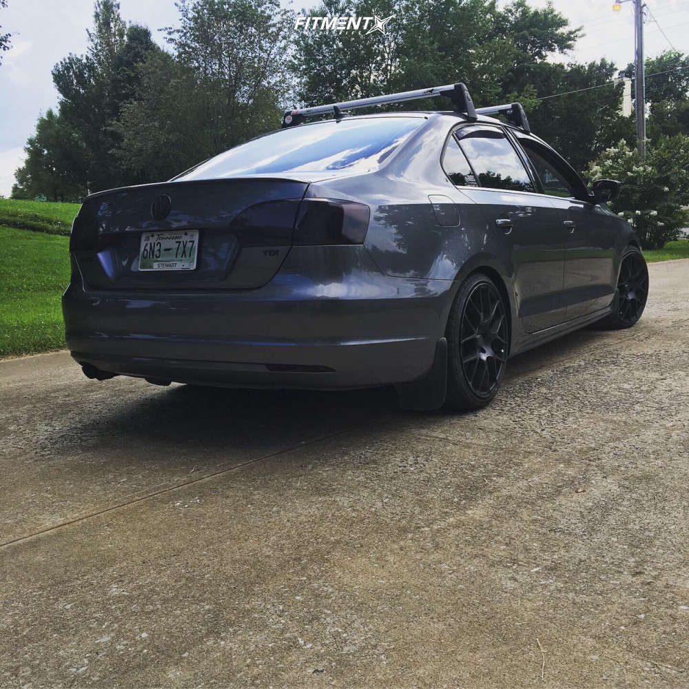 2014 Volkswagen Jetta TDI with 18x8.5 Revolution Racing Rr06 and ...