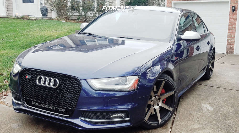 2013 Audi S4 Base with 19x9.5 Niche Verona and Kenda 225x35 on Stock ...