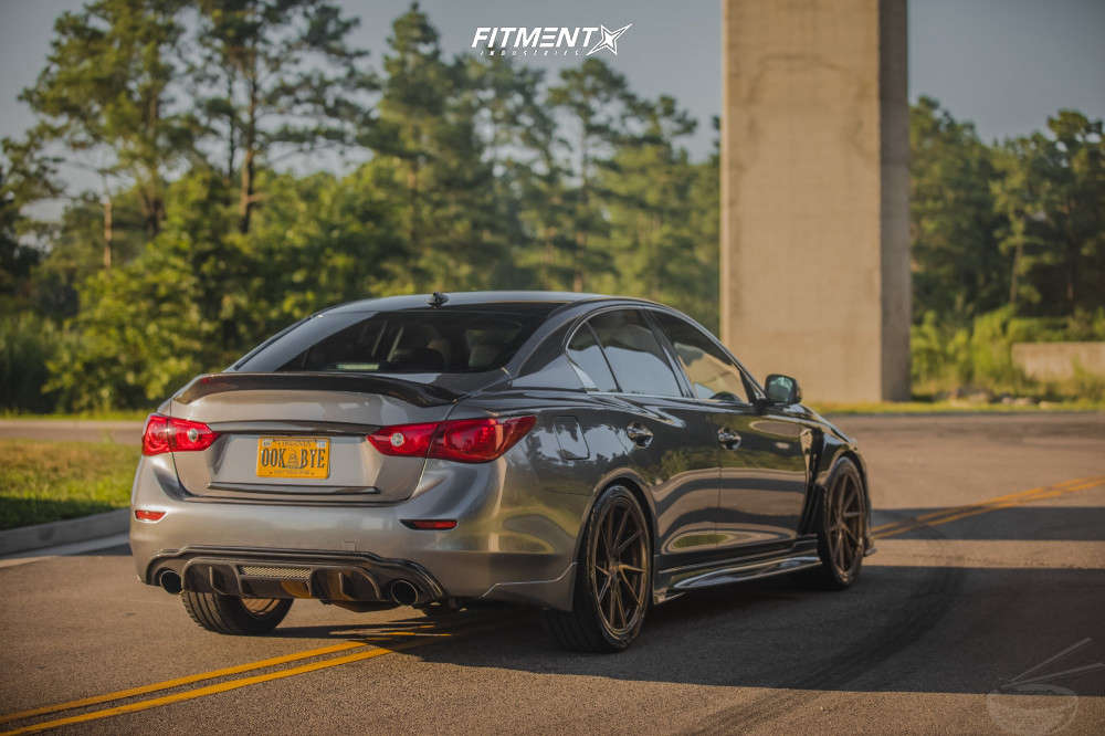 2014 INFINITI Q50 Premium with 19x8.5 Stance Sf-01 and Achilles 245x40 ...