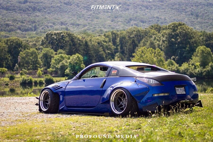 2004 Nissan 350Z Performance with 18x11.5 Brada TR-S and Federal 265x35 ...