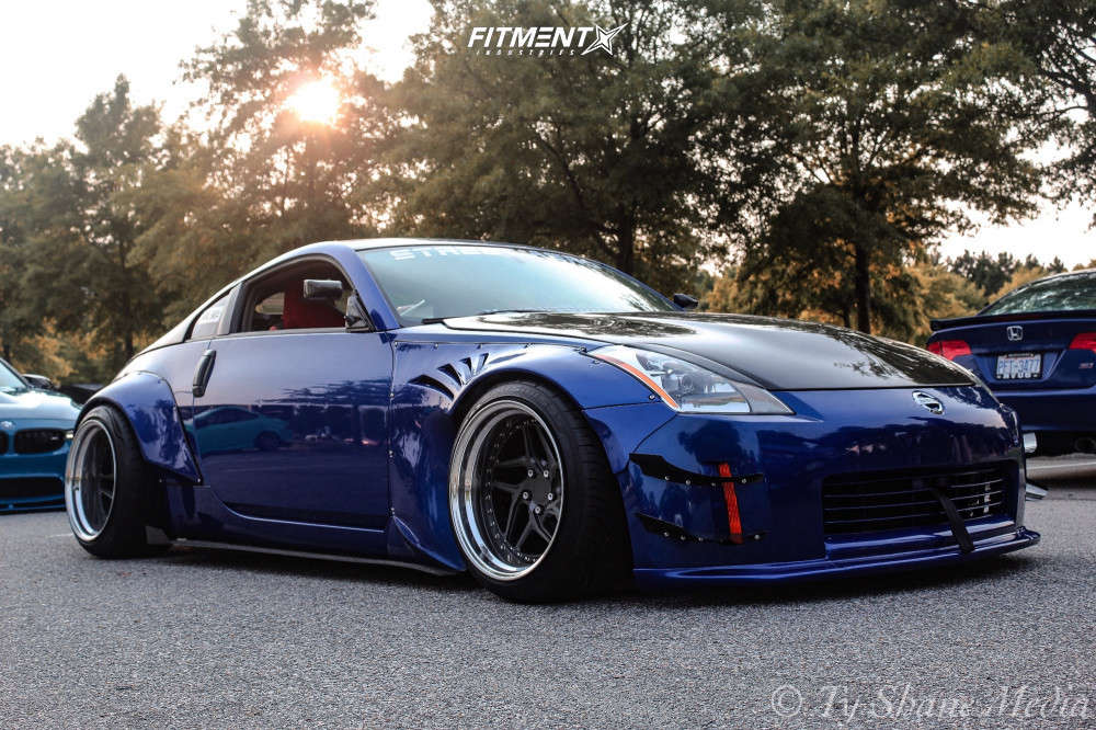 2004 Nissan 350Z Performance with 18x11.5 Brada TR-S and Federal 265x35 ...