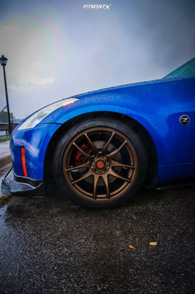 2006 Nissan 350Z Touring with 18x9.5 ESR Sr08 and Nitto 265x35 on ...