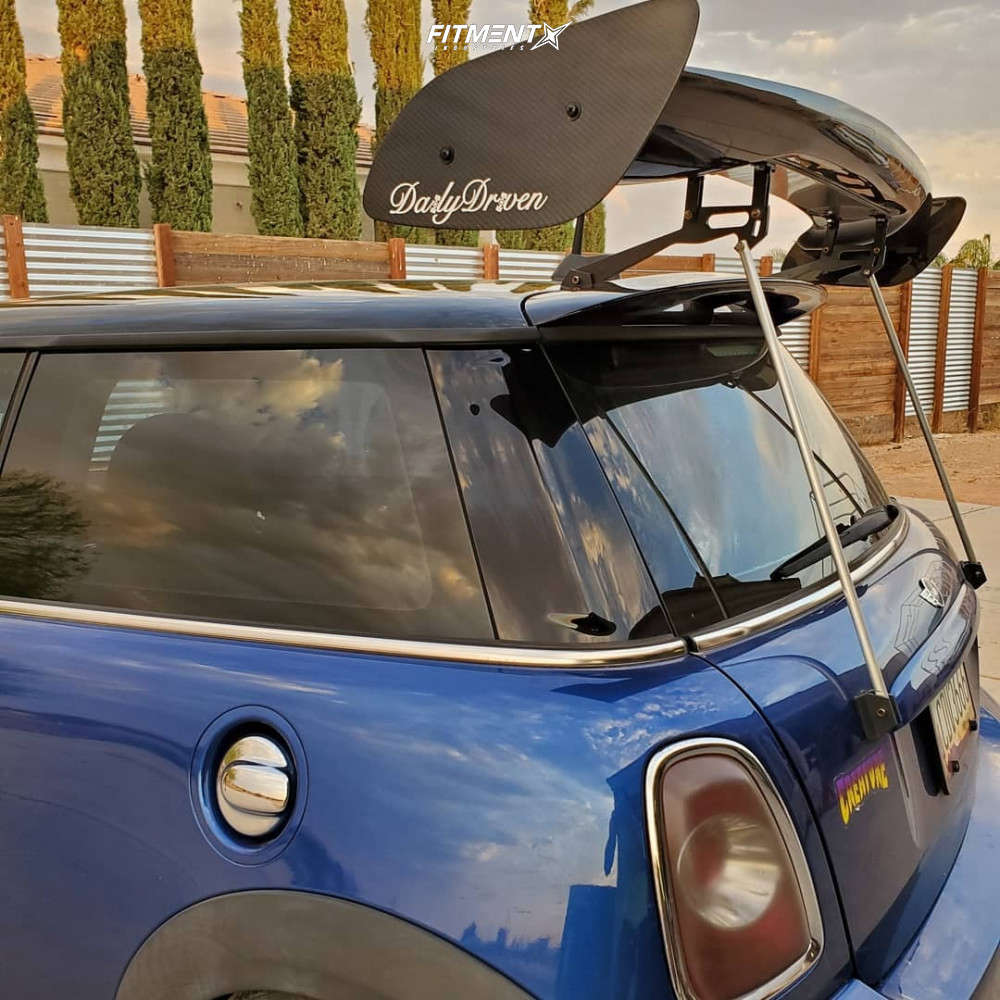 2013 Mini Cooper S with 16x7 Drag Dr31 and Bridgestone 195x55 on ...