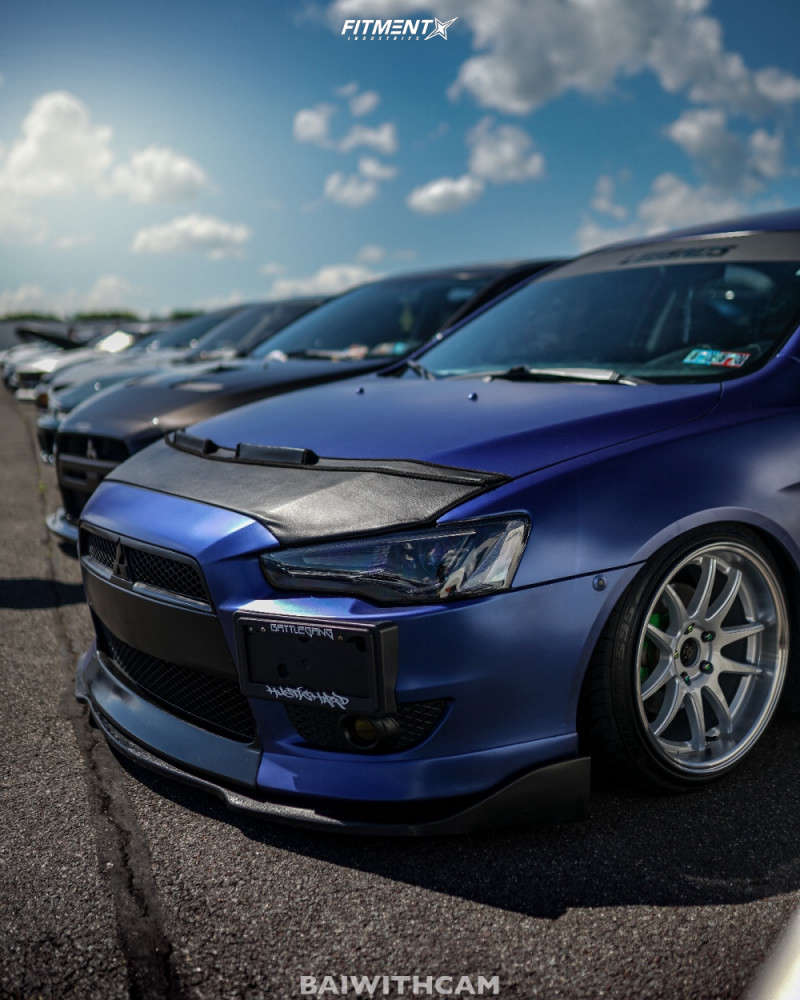 2009 Mitsubishi Lancer GTS with 18x9.5 Aodhan DS02 and Federal 215x40 ...