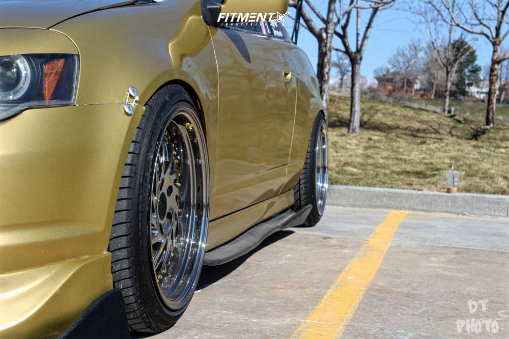 2002 Acura RSX Base with 18x9.5 Aodhan Ds03 and Achilles 225x40 on Coilovers | 757458 | Fitment ...