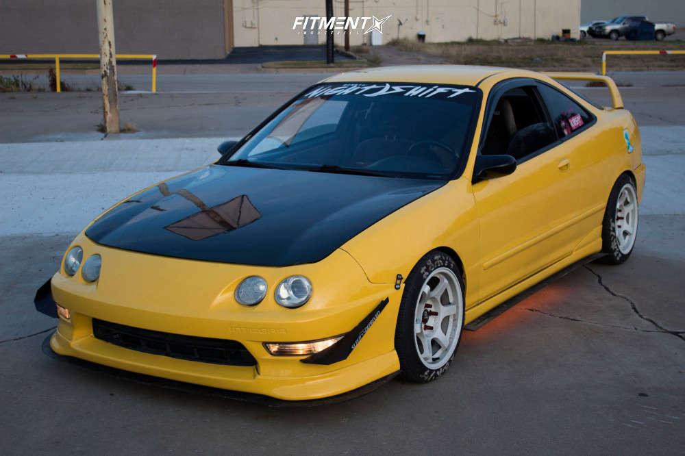 1994 Acura Integra RS with 16x8 Rota Grid and Bridgestone 205x45 on ...