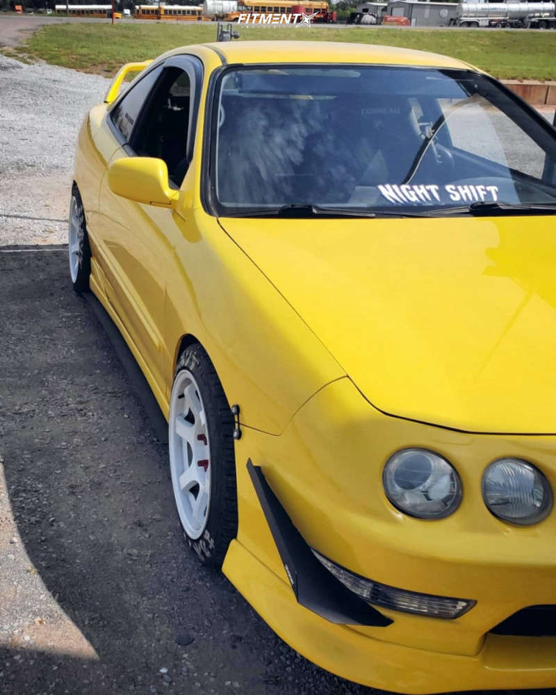 1994 Acura Integra RS with 16x8 Rota Grid and Bridgestone 205x45 on ...