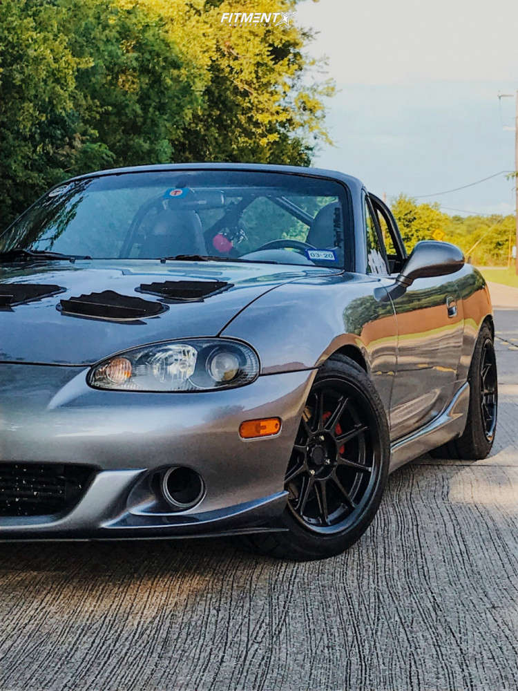 2004 Mazda Miata Mazdaspeed with 15x9 TR Motorsport C3M and Hankook ...