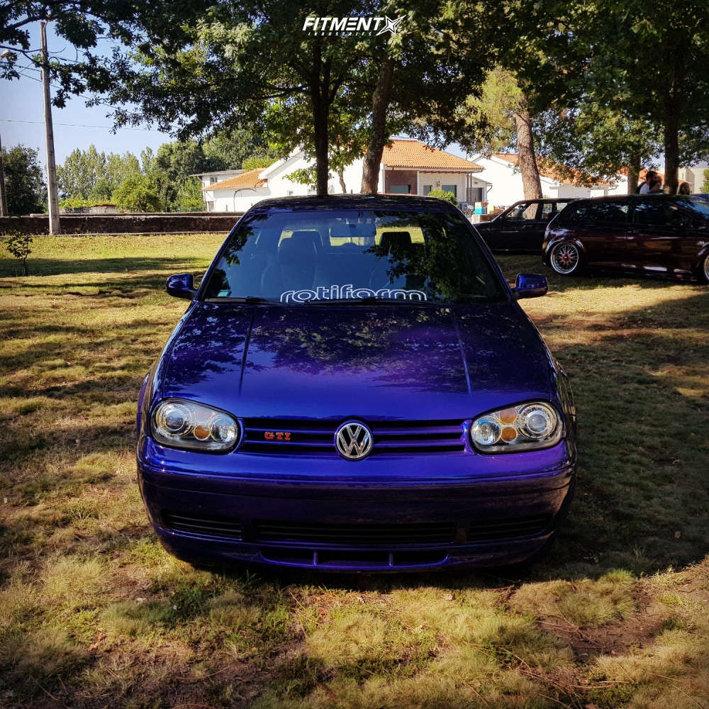1999 Volkswagen Golf GTI with 18x8.5 Rotiform Tmb and Michelin 205x40 ...