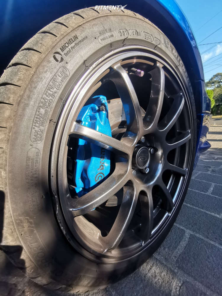 2005 Subaru WRX Base with 18x8.5 Rota G-Force and Michelin 235x40 on ...